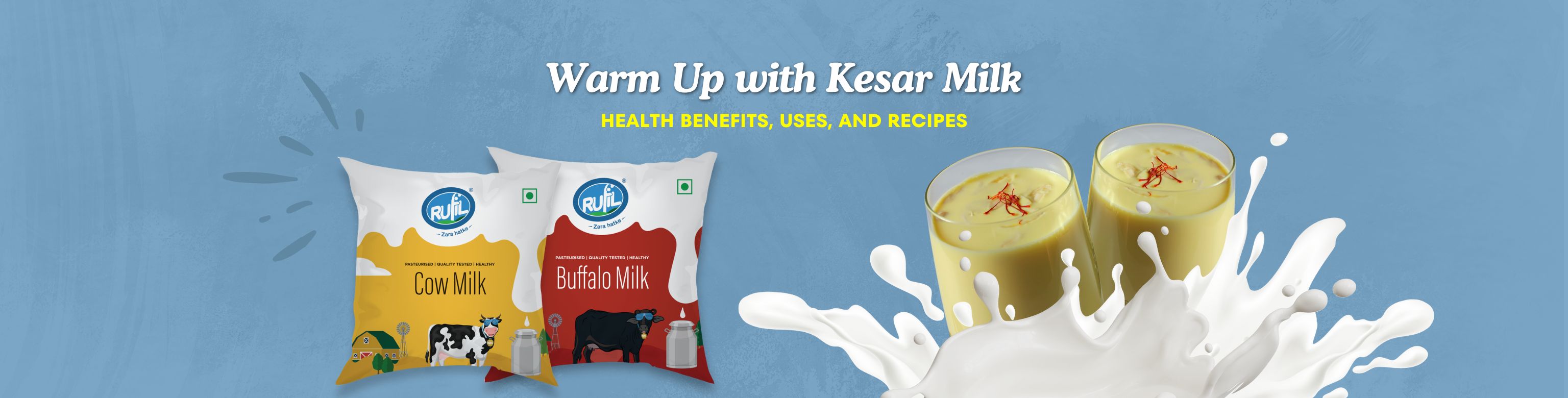 Explore Kesar Milk Benefits, Recipes & More | Rufil